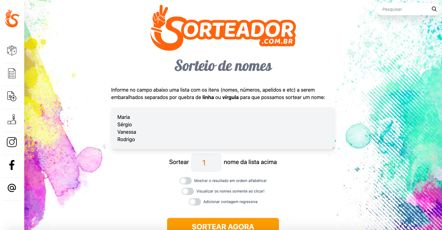 Como realizar sorteio de nomes – Blog do Sorteador